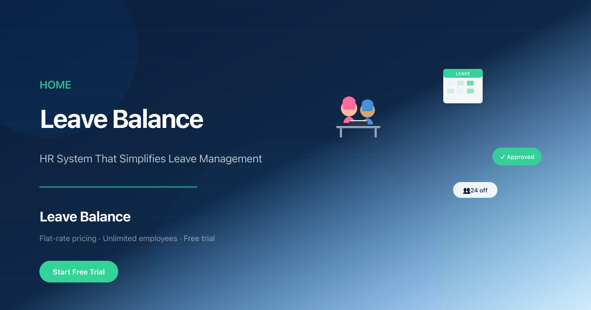HR System That Simplifies All Your HR Processes | Leave Balance